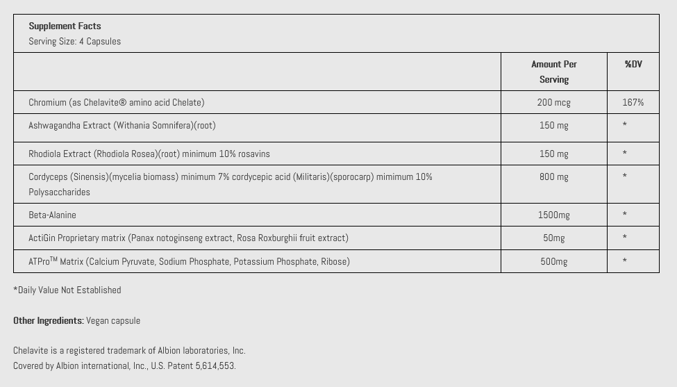 Optygen HP 120 Capsules, First Endurance, Premium Endurance Supplement