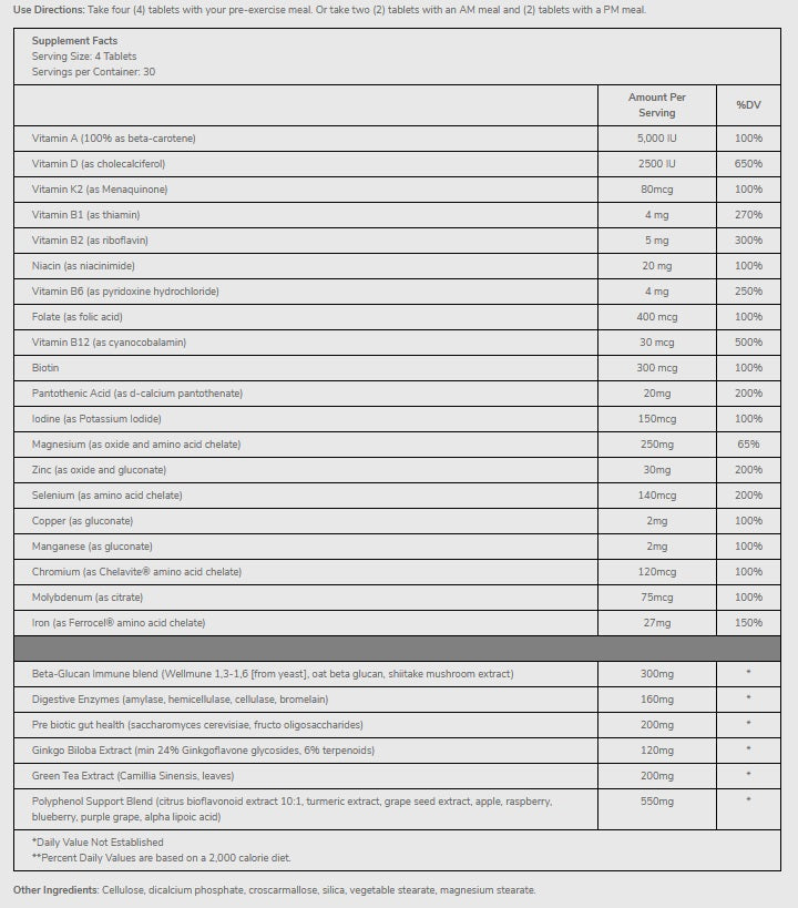 First Endurance MULTIV-PRO Premium Endurance Multivitamin – Optygen HP