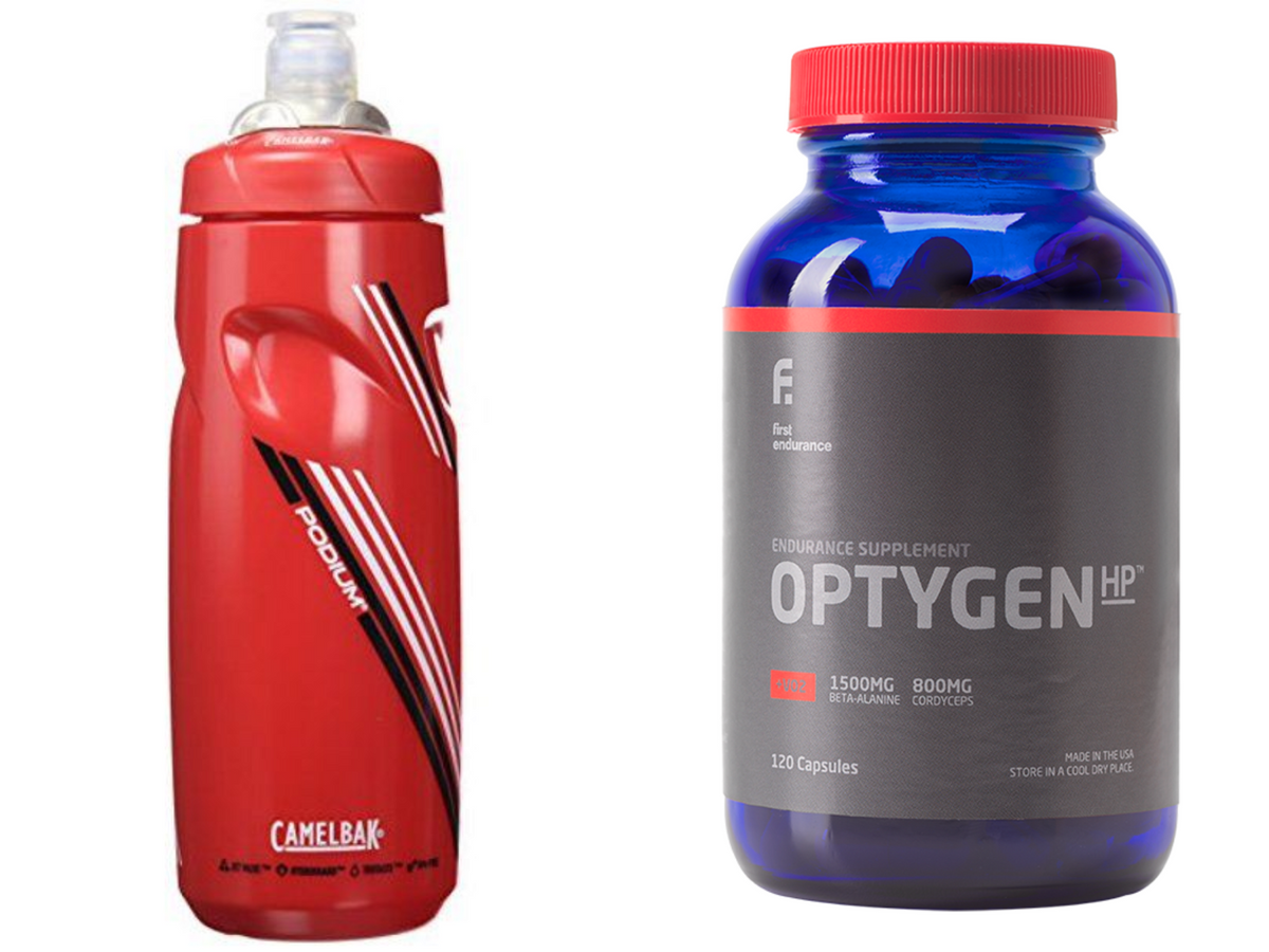 First Endurance Optygen HP 2021 Formula Incl. Free CamelBak Bottle, Pl